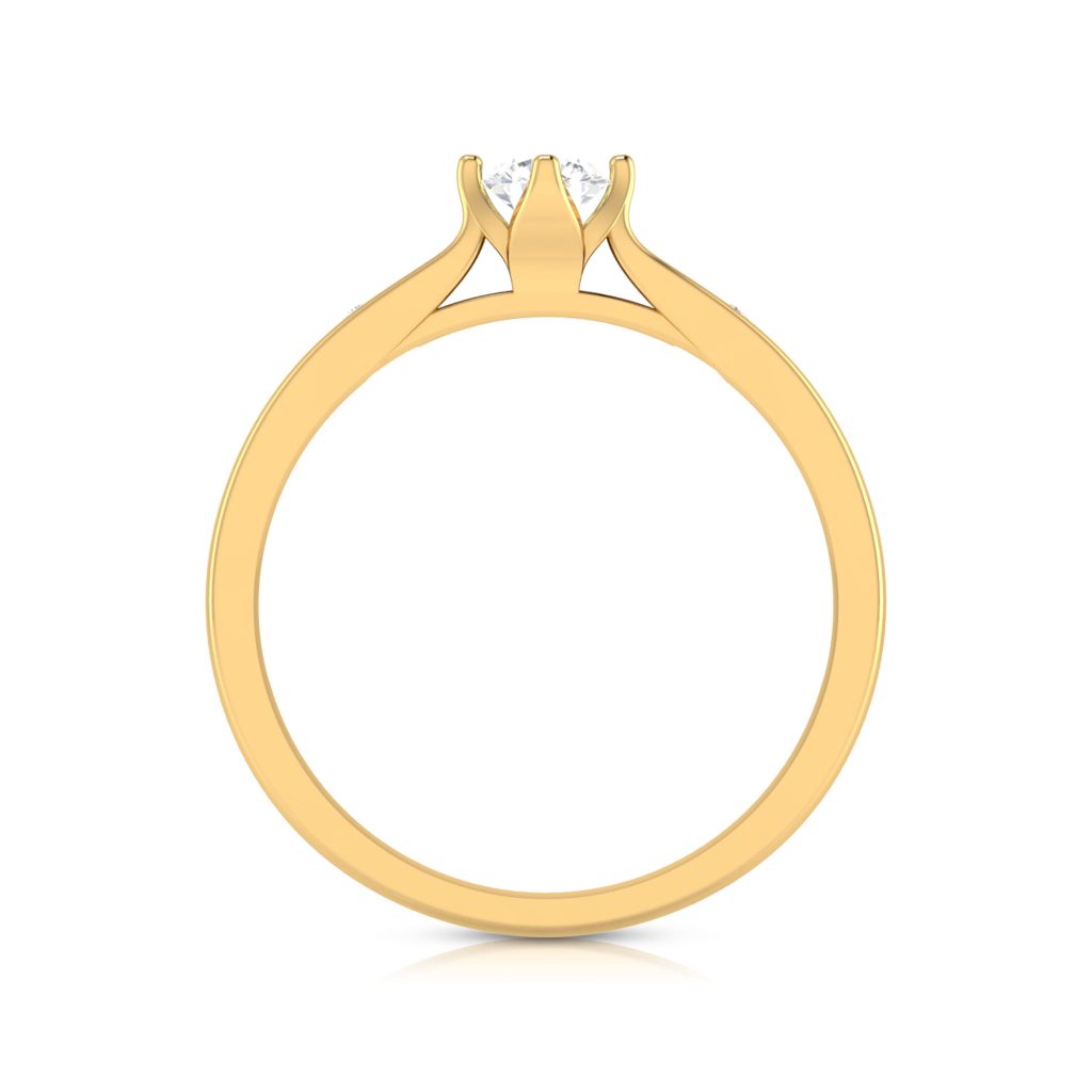 Ethereal Solitaire Ring - Shree Balaji Diamond