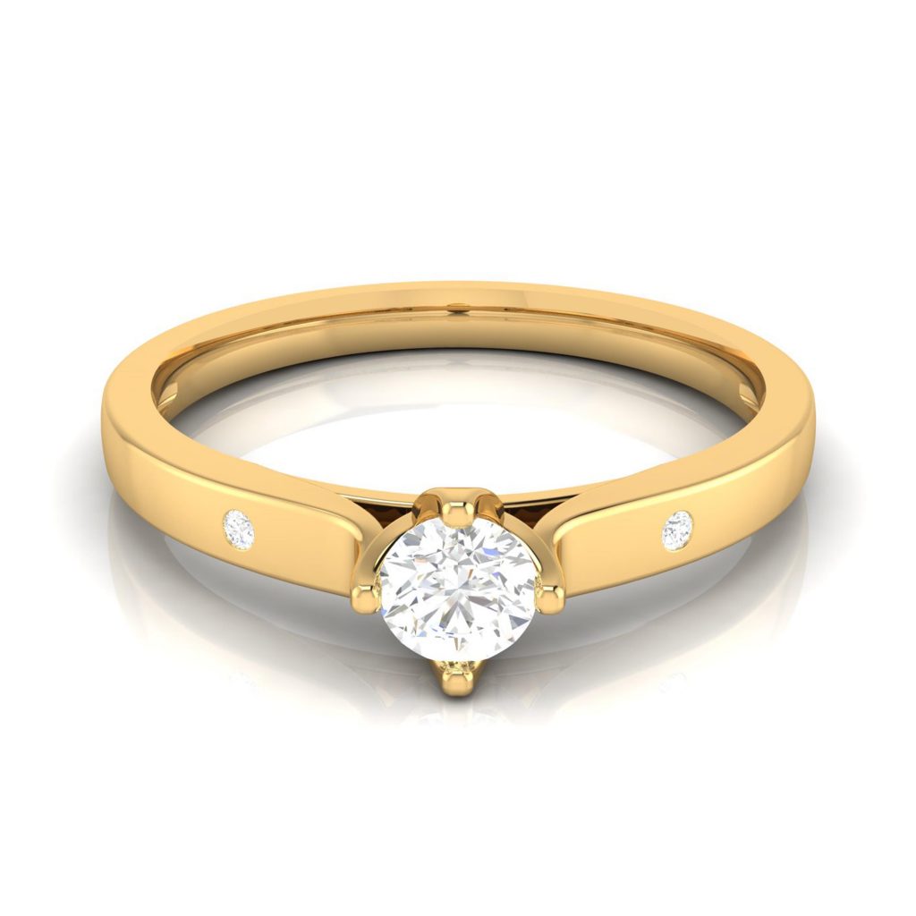 Ethereal Solitaire Ring - Shree Balaji Diamond
