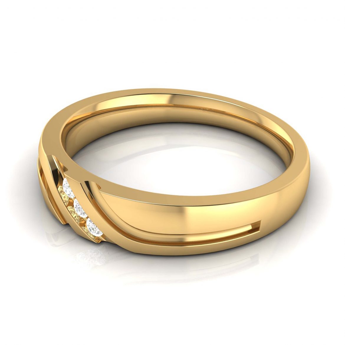 Classic Halo Diamond Band - Shree Balaji Diamond