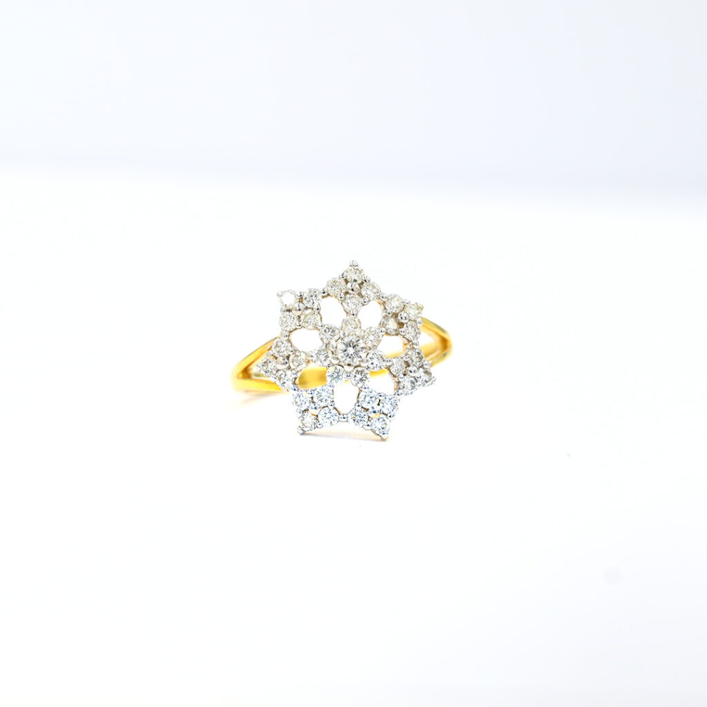 Beautiful Light Weight Diamond Ring - Shree Balaji Diamond