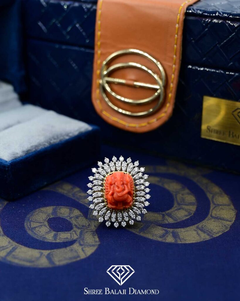 Stunning Muga Ring - Shree Balaji Diamond